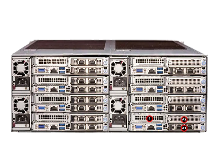 Supermicro 4U 8Nodes Single Processor FatTwin Rackmount Server | SYS ...